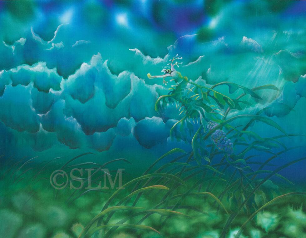 Moyer Design & Silk Painting | A Leafy Seadragon's Tale
